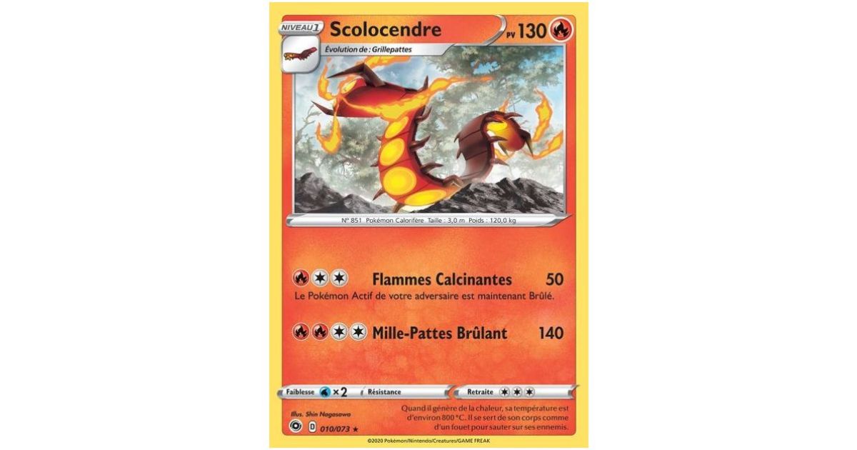 Centipede - Holo Rare 10/73 EB3. Sword and Shield 3.5: The Way of the ...