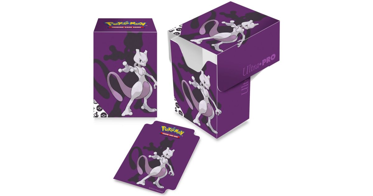Pokémon - Deck Box - Pokemon - Mewtwo Full View - Fantasy Sphere