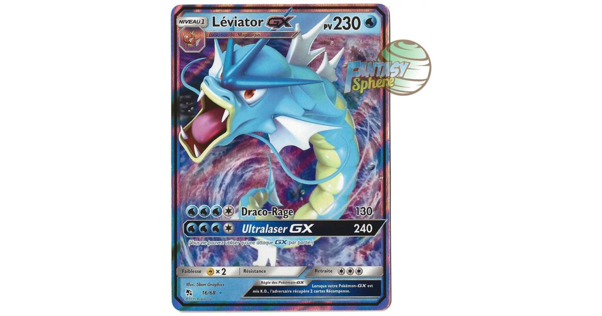 Gyarados GX - Ultra Rare 16/68 - Sun and Moon 11.5 Occult Destinees ...