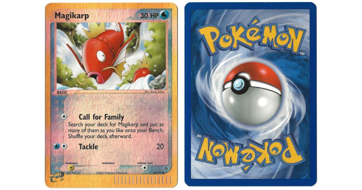 Magikarp (2) 60/97 EX Dragon Reverse Unlimited English View Scan ...