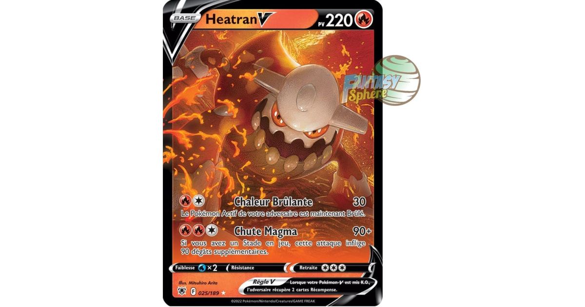 Heatran V - Ultra Rare 25/189 - Sword and Shield Radiant Stars ...