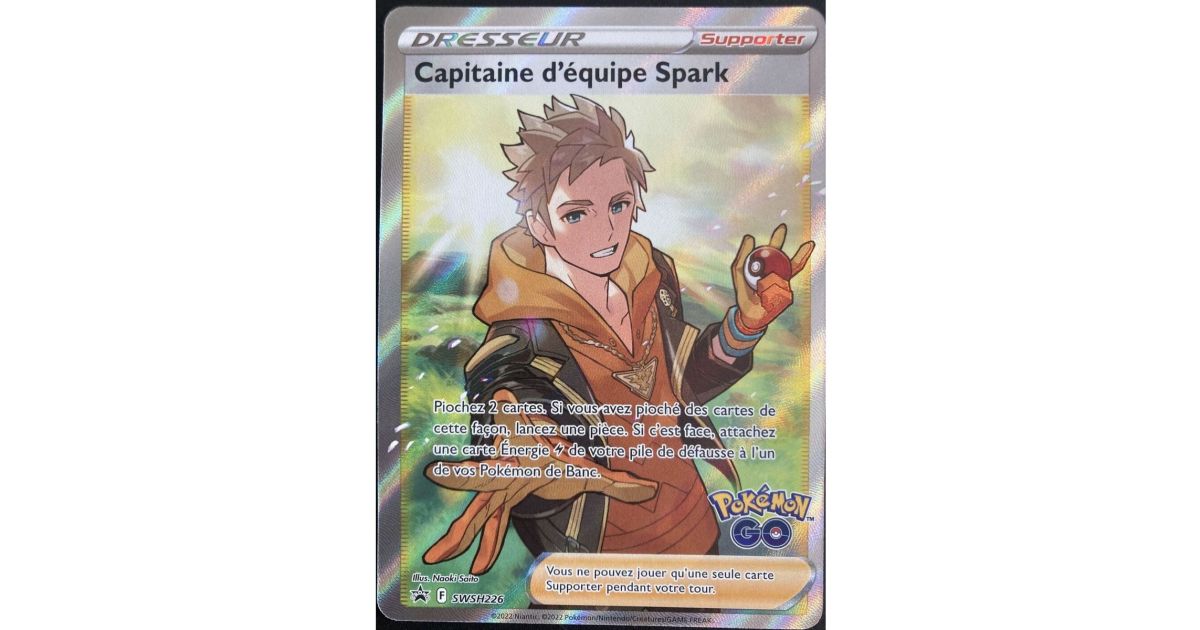 Team Captain Spark - Full Art Ultra Rare - SWSH226 - Fantasy Sphere