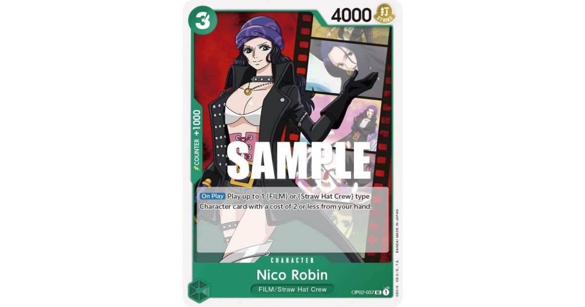 Nico Robin - UC OP02-037 - OP02 Paramount War - Fantasy Sphere