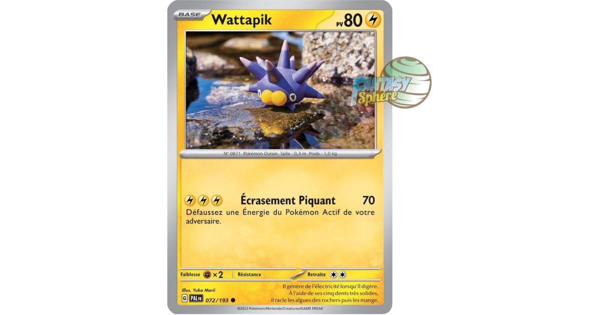 Wattapik - Reverse 72/193 - Scarlet and Violet Evolution in Paldea ...