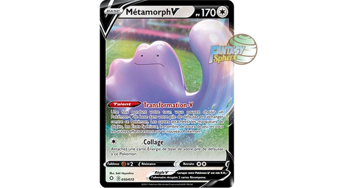 Ditto-V - Ultra Rare 50/72 - Sword and Shield 4.5 Radiant Destiny ...