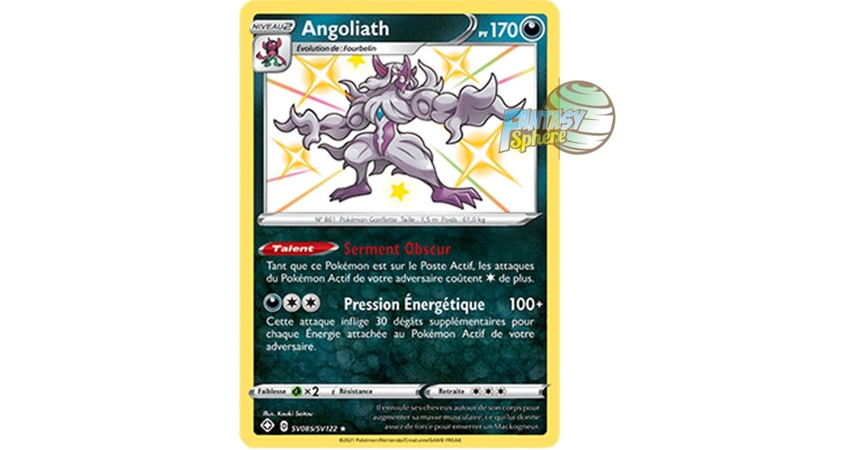 Angoliath - Shiny SV085/SV122 - Sword and Shield 4.5 Radiant Destiny ...