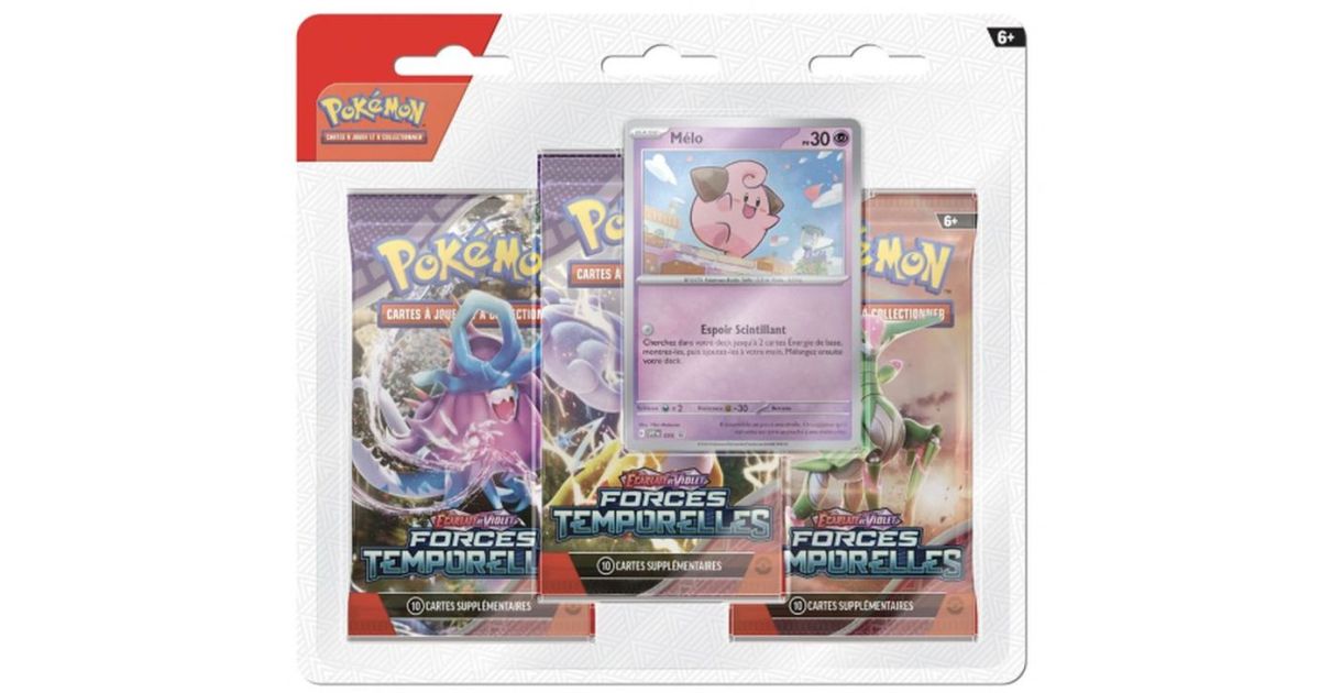 Pokémon - Tri-Pack - Melo / Motorizard - Scarlet and Violet - Temporal ...