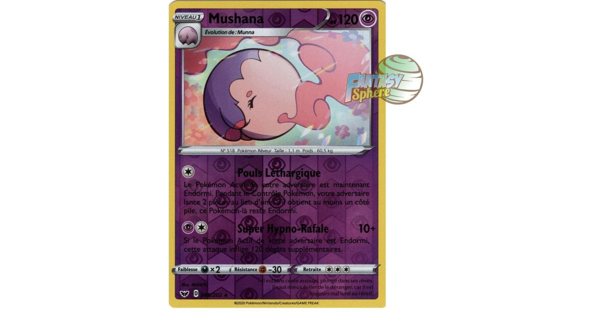 Mushana - Reverse 88/202 - Sword and Shield 1 - Fantasy Sphere