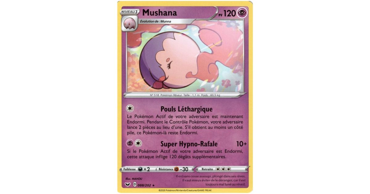 Mushana - Rare 88/202 - Sword and Shield 1 - Fantasy Sphere