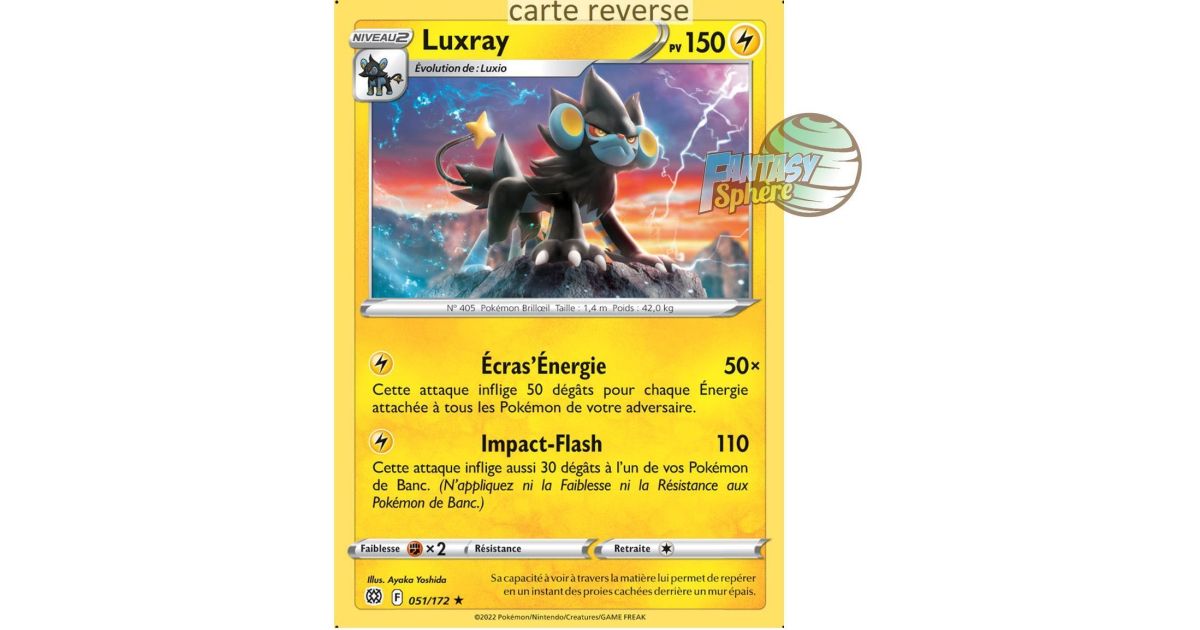 Luxray - Reverse 51/172 - Sword and Shield 9 Sparkling Stars - Fantasy Sphere