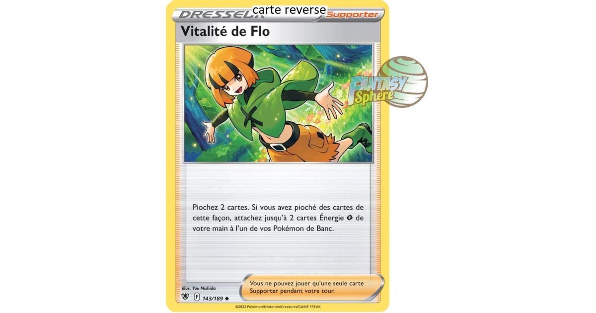 Vitality of Flo - Reverse 143/189 - Sword and Shield 10 Radiant Stars ...
