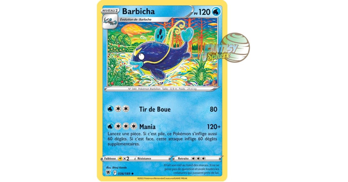Barbicha - Uncommon 36/189 - Sword and Shield 10 Radiant Stars ...