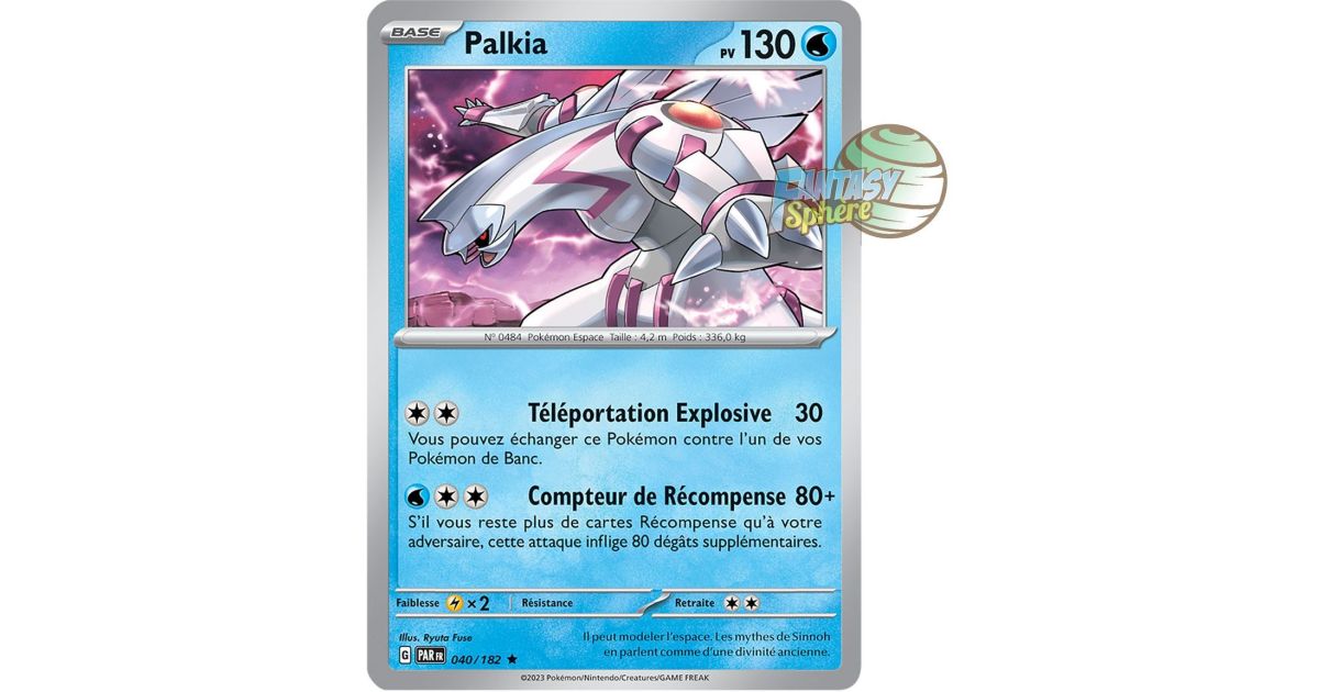 Palkia - Reverse 40/182 - Scarlet and Violet Faille Paradox - Fantasy ...