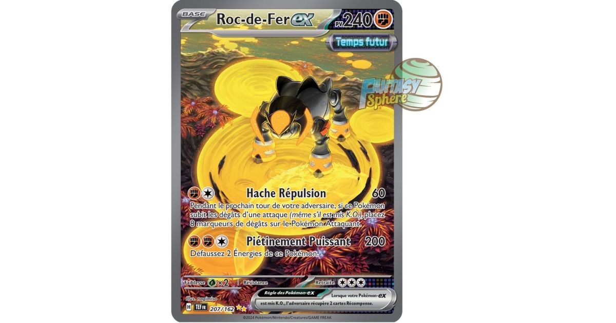 Roc-de-Fer EX - Special Illustration Rare 207/162 - Scarlet and Violet ...