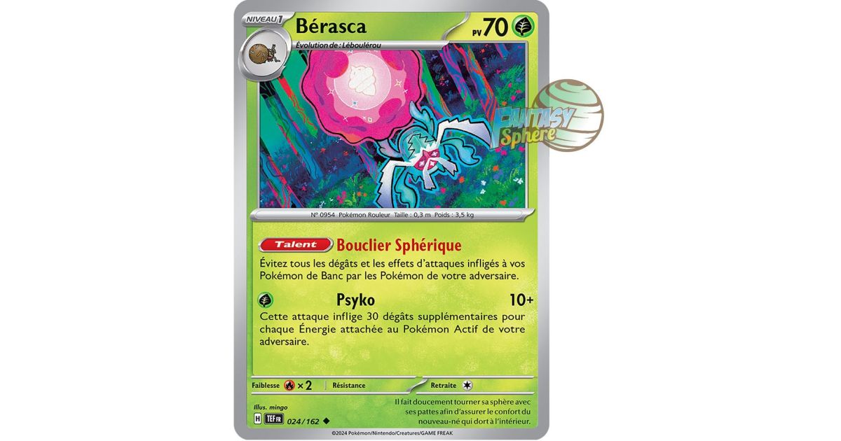 Bérasca - Uncommon 24/162 - Scarlet and Violet Temporal Forces ...