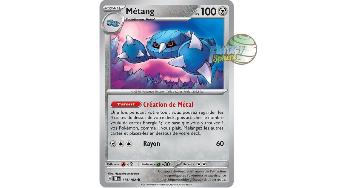 Métang - Commune 114/162 - Scarlet and Violet Temporal Forces - Fantasy ...