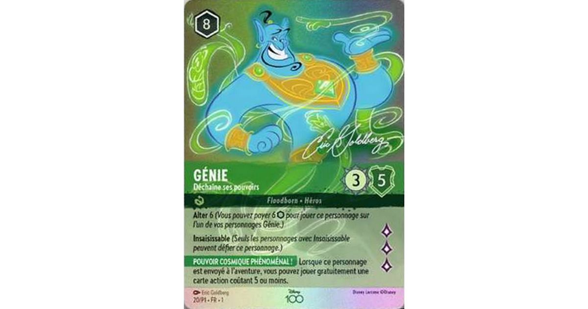 Genie, Unleash His Powers (Disney 100) - 76/204 - D100 - Disney 100 ...