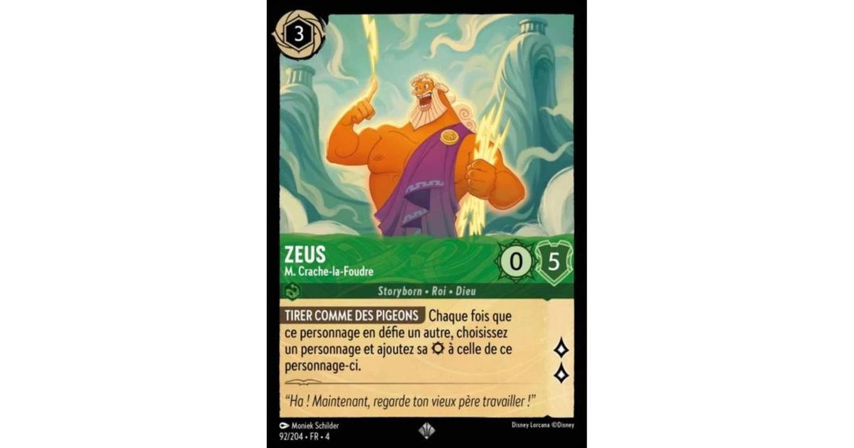 Zeus, Mr. Lightning Spit - 92/204 - URR - The Return of Ursula - Super ...
