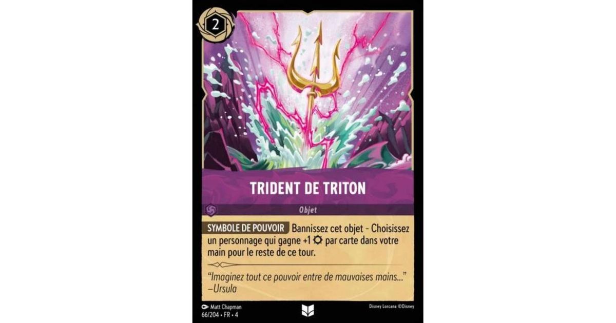 Triton's Trident - 66/204 - URR - The Return of Ursula - Brilliant ...