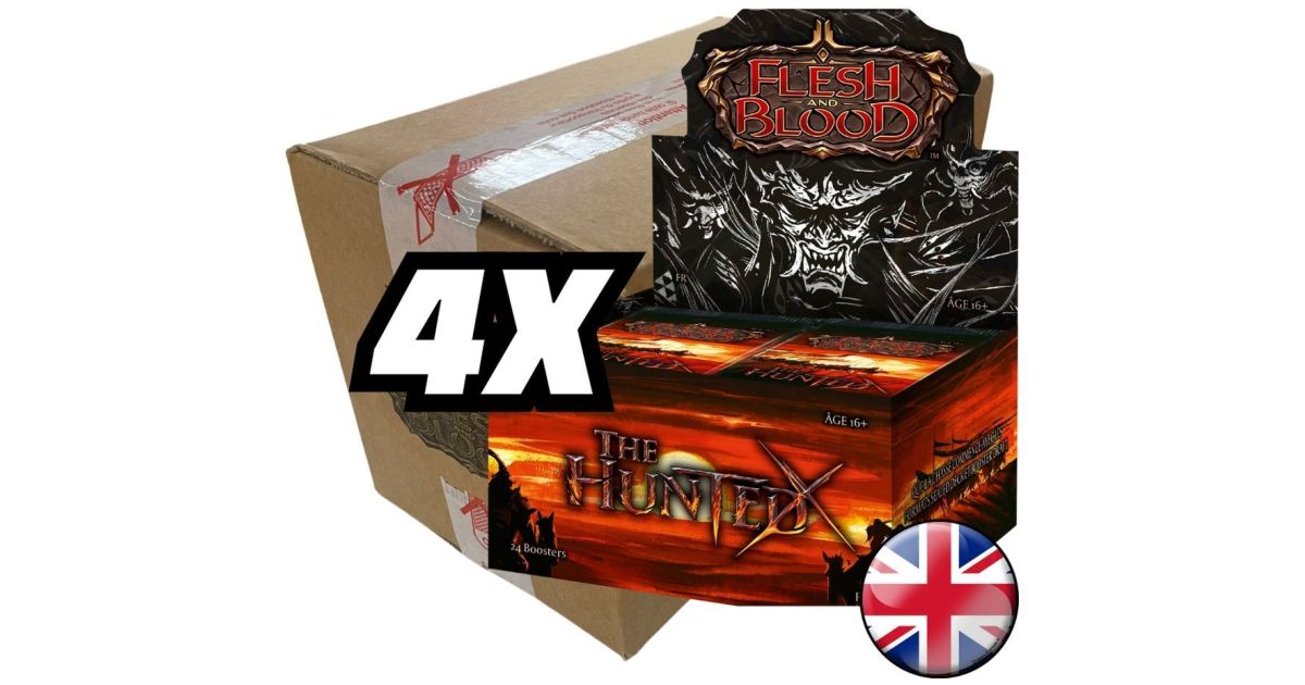 Box of 4 Box of 24 Boosters - The Hunted - Flesh & Blood - EN - Fantasy ...