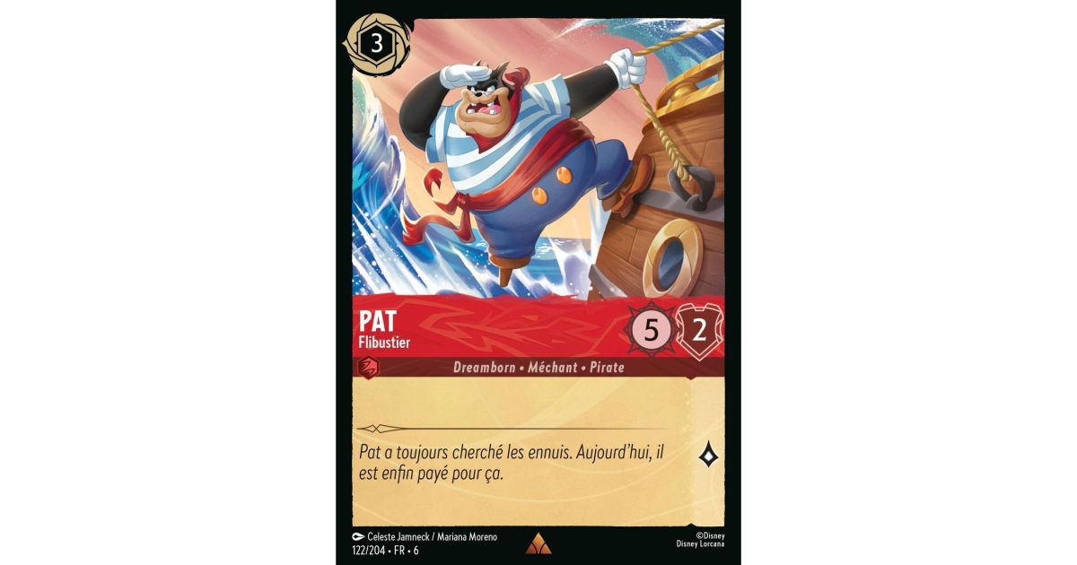 Pat, Flibustier - 122/204 - AZS - The Azurite Sea - Rare - French ...