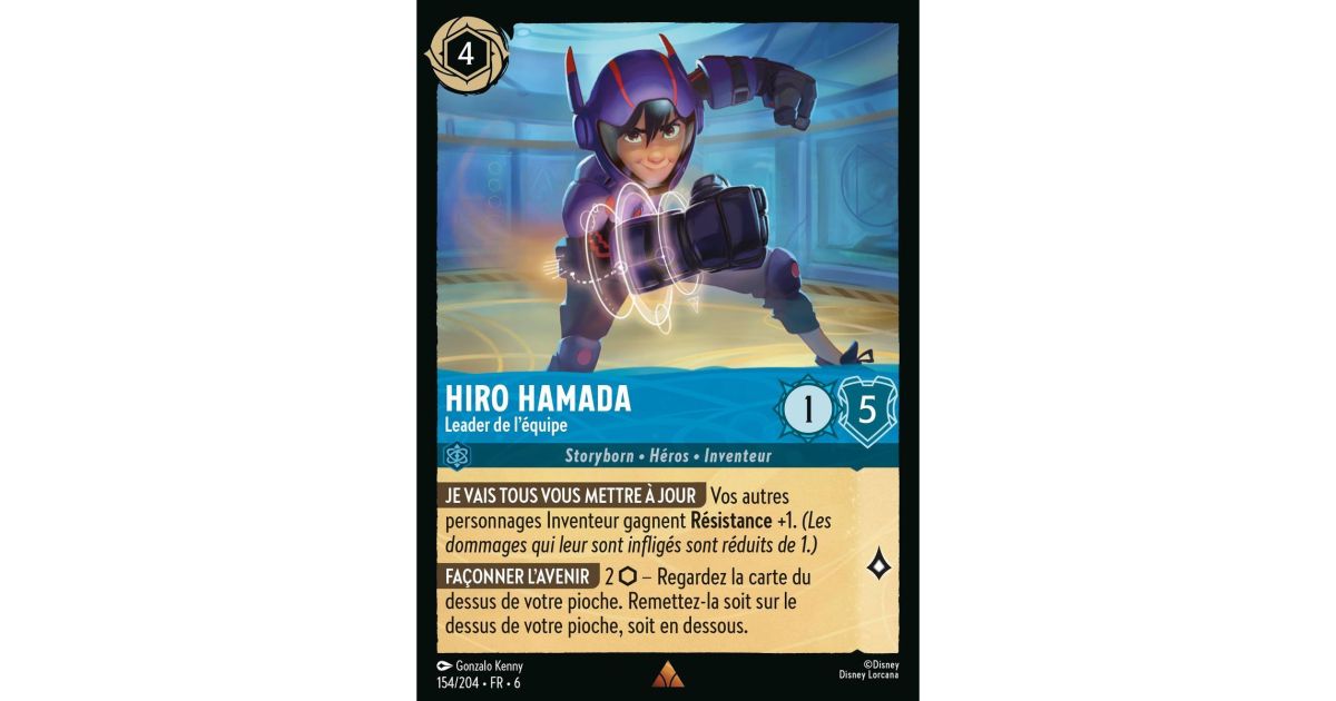 Hiro Hamada, Team Leader - 154/204 - AZS - The Azurite Sea - Rare ...