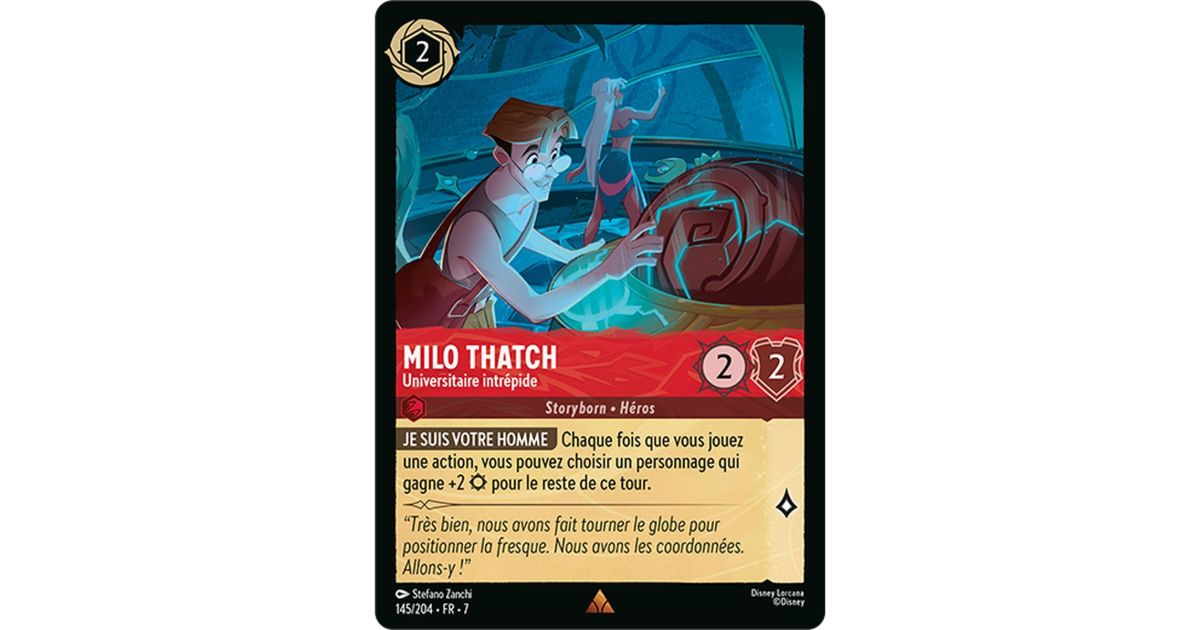 Milo Thatch, Intrepid Academic - 145/204 - ARI - The Isle of Archazia ...