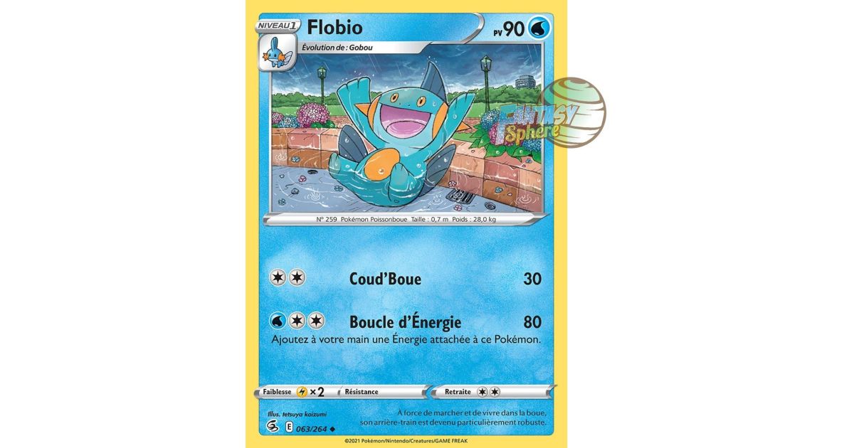 Flobio - Uncommon 63/264 - Sword and Shield 8 Fusion Fist - Fantasy Sphere