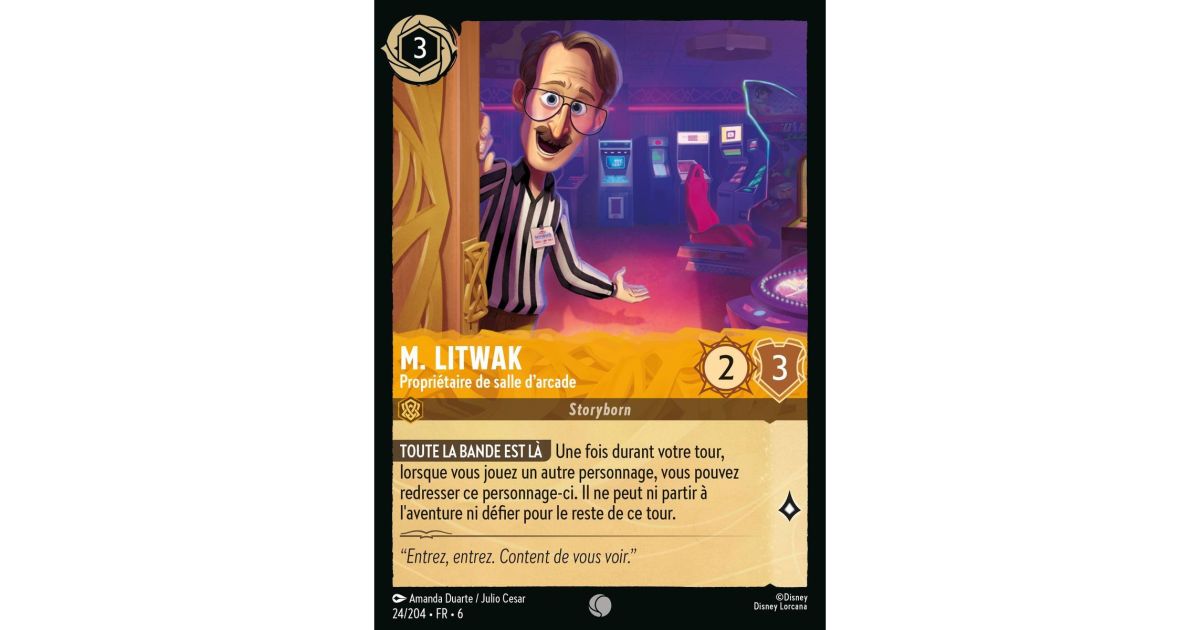 Mr. Litwak, Arcade Owner - 24/204 - AZS - La Mer Azurite - Brilliant ...