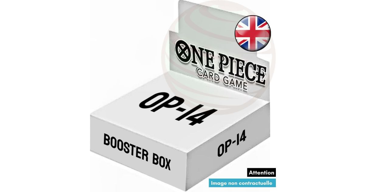 Box of 24 Boosters - OP14 "The Azure Sea's Seven" - One Piece CG - OP ...
