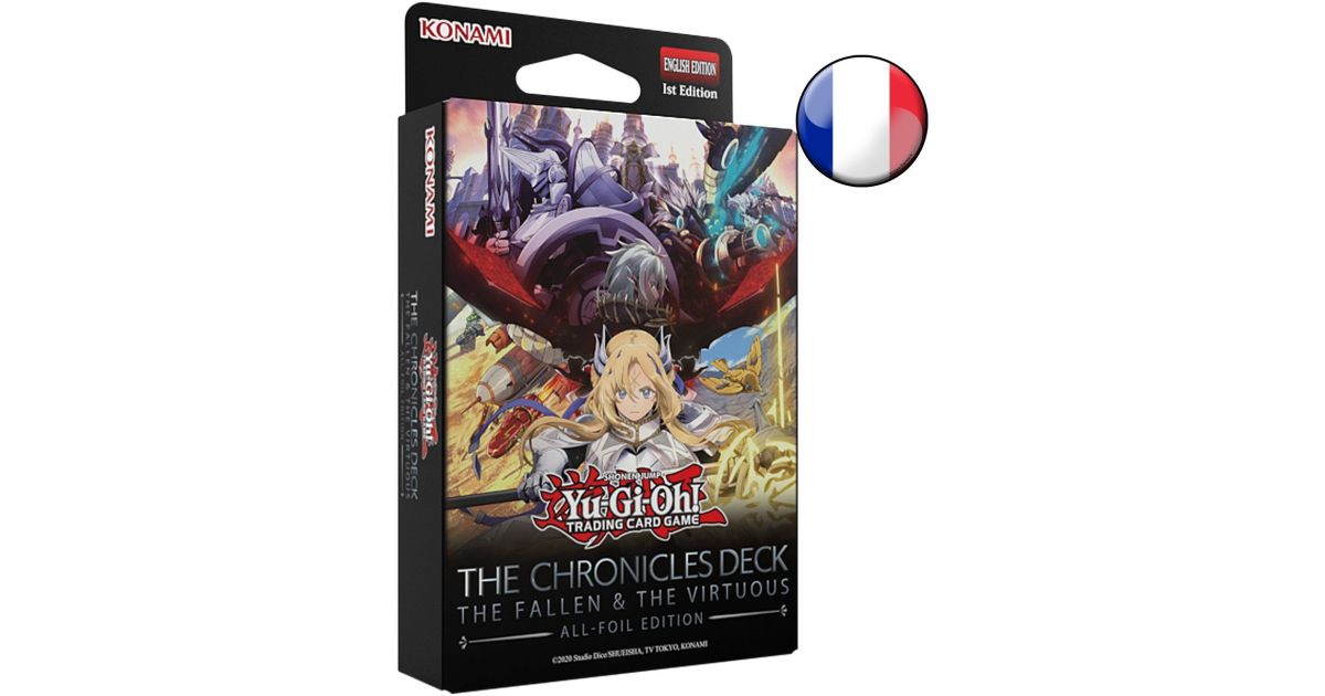 Structure Deck - The Chronicles Deck: The Fallen & The Virtuous (All-Foil Edition) - Yu-Gi-Oh ...