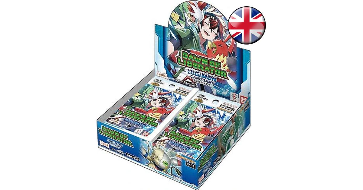 Box of 24 Boosters - EX11: Dawn of Liberator - Digimon Card Game - EN ...