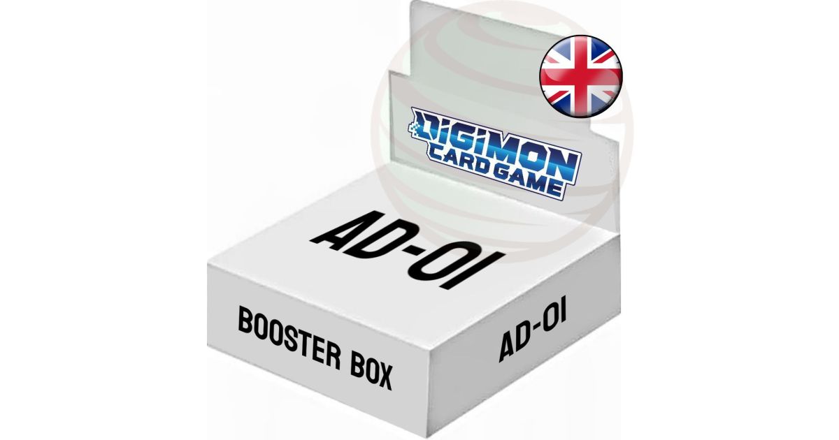 Box of 24 Boosters - AD01 Digimon Generation - Digimon Card Game - EN ...