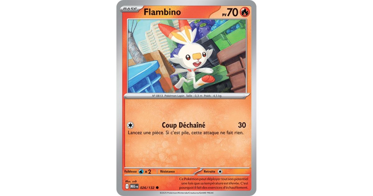 Flambino - Reverse 26/132 - Mega-Evolution - Fantasy Sphere