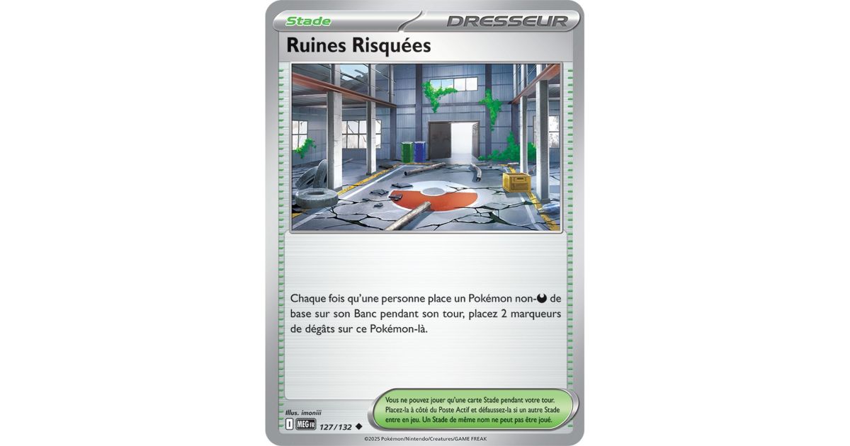 Risky Ruins - Uncommon 127/132 - Mega Evolution - Fantasy Sphere