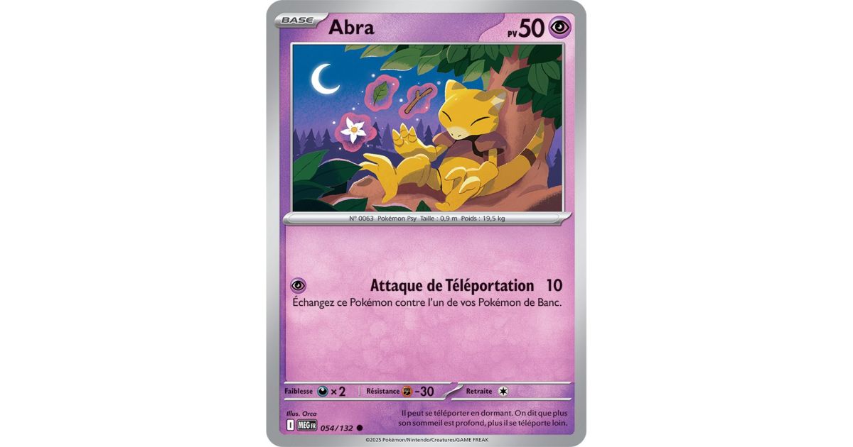Abra - Common 54/132 - Mega Evolution - Fantasy Sphere