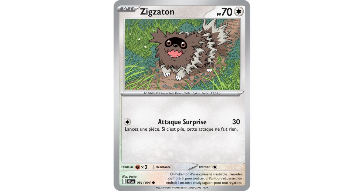 Zigzagoon - Common 81/94 - Mega Evolution 2 Phantasmagorical Flames ...